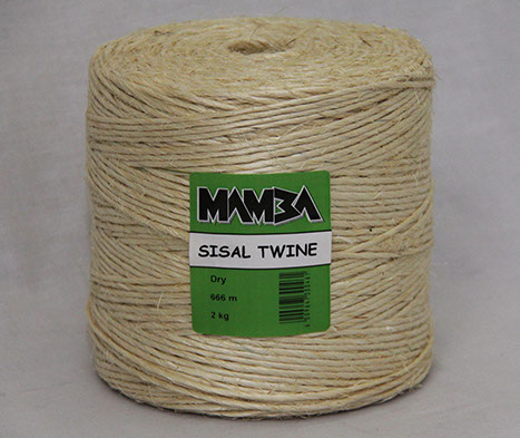 Sisal Dry Twine - Mamba Ropes & Twines